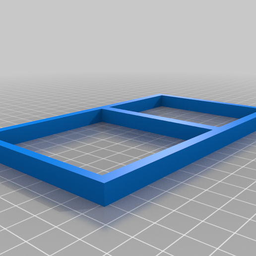 3d square box template