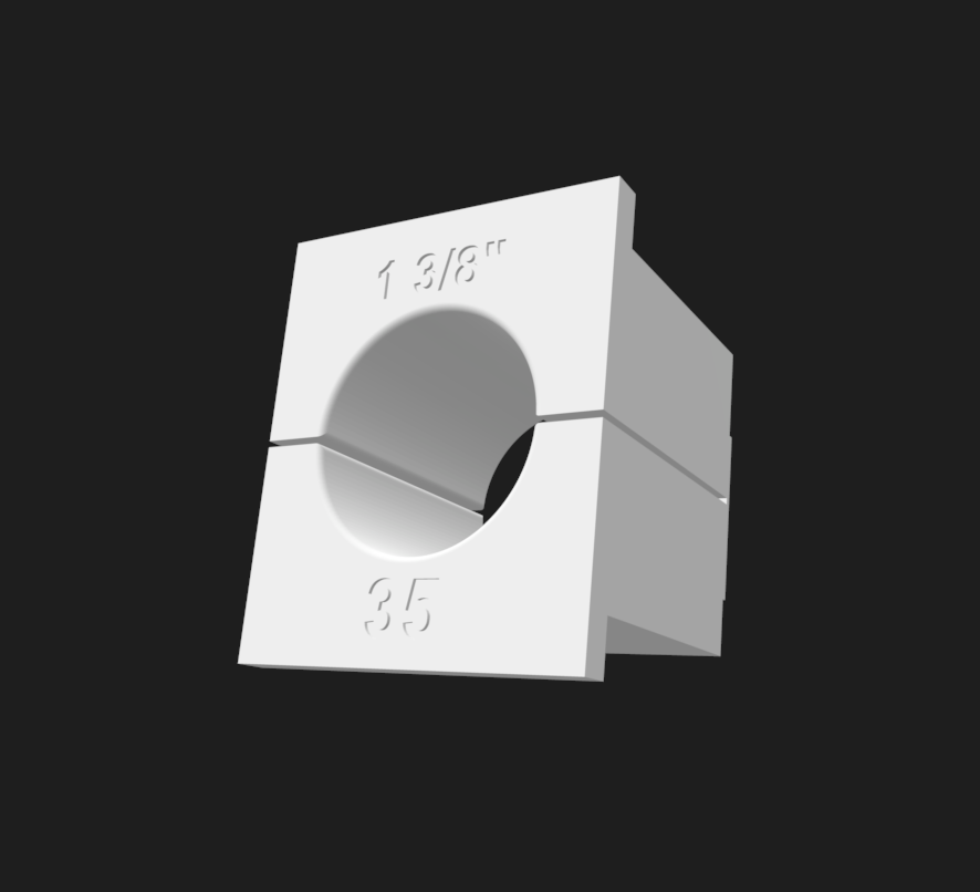 download-stl-file-framebuilding-tube-block-1-3-8-inch-35-mm-3d