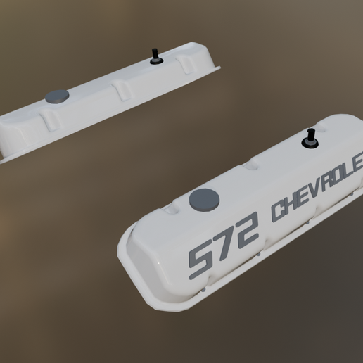STL file 572 Chevrolet rocker covers 🚙 (OBJ)・3D printing design to ...