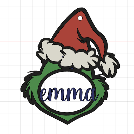 STL file grinch emma ornament 🎄 ・3D printer model to download・Cults