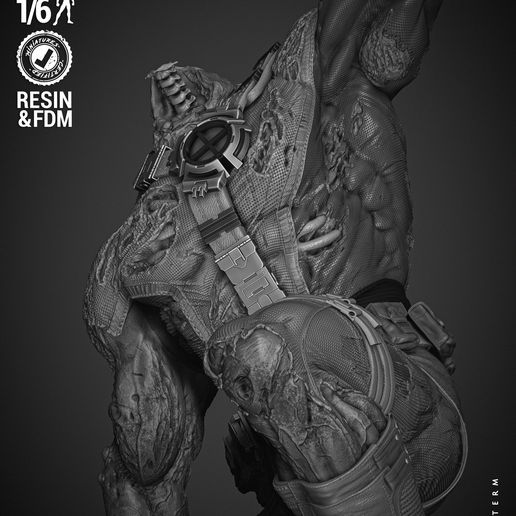 🧟 WICKED MARVEL CYCLOPS ZOMBIE SCULPTURE : TESTED AND READY FOR 3D ...