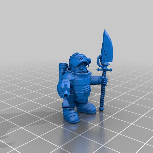 👴 old space dwarfs・Free 3D File for ・Cults