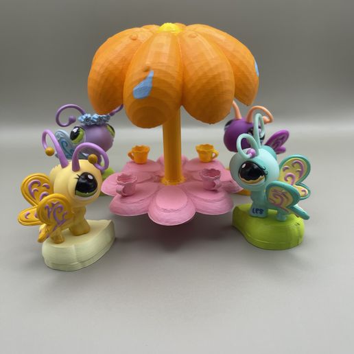 💐 Littlest Pet Shop LPS Flower outdoor furniture set・ STL File for 3D ...