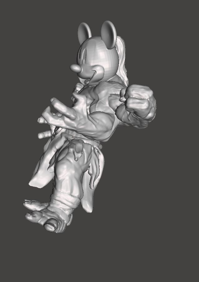 Archivo STL goro mickey mashup .... MICKEY MORTAL・Modelo para descargar e imprimir en 3D・Cults