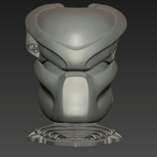 🏹 Jungle hunter predator bio helmet with stand・ STL File for 3D ...