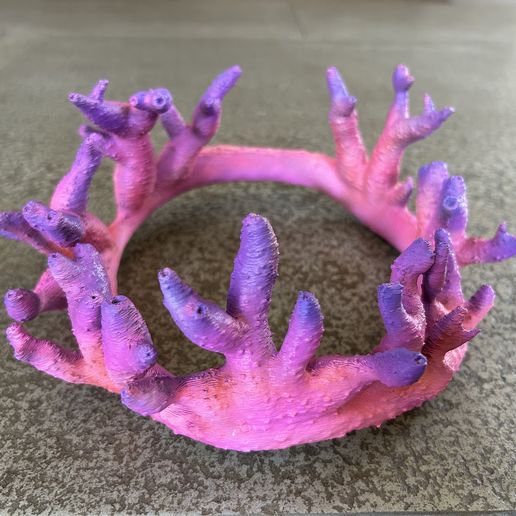 🪸 Coral Crown - Cosplay Accesory・ STL File for 3D printing・Cults