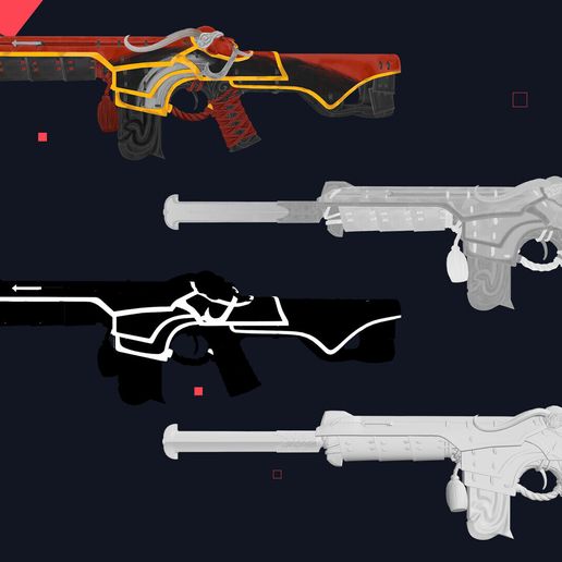 🦸 oni phantom valorant・ STL File for 3D printing・Cults