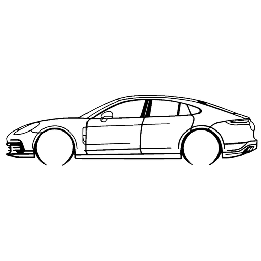 STL-Datei Porsche Panamera 2016 🚗 (DXF)・3D-druckbares Modell zum ...