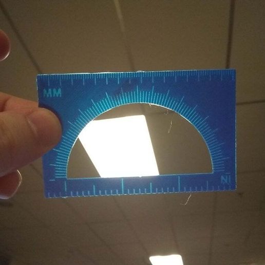 💳 Pocket Protractor・Free STL File for ・Cults