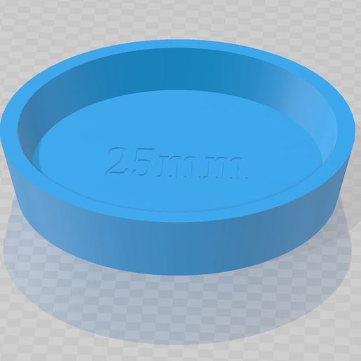 Free STL file Miniature Bases - 25mm, 32mm, 40mm, 50mm for D&D, 40K and ...
