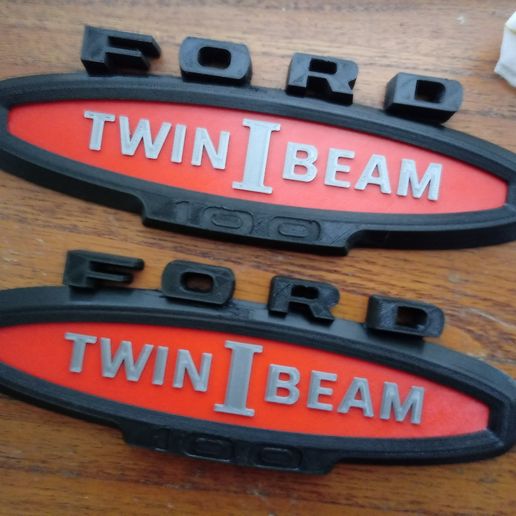 1966 Ford F100 Twin I Beam Emblem - The Best Picture Of Beam