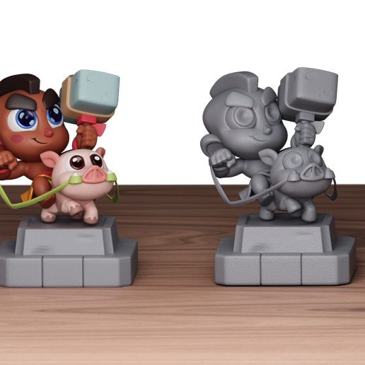 Archivo STL Squad Busters Baby Hog Rider 👶 ・Modelo para descargar e ...