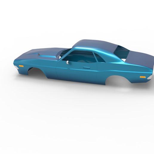 🐚 dodge challenger RT 1970 RC body shell・ STL File for 3D printing・Cults