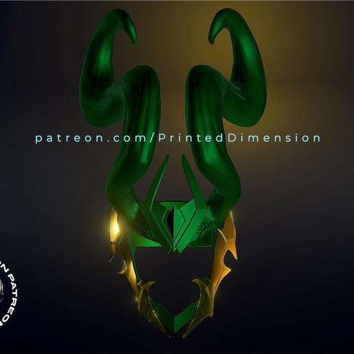 👑 Loki All-Butcher Crown Marvel Rivals・Archivo 3D para Impresión 3D・Cults