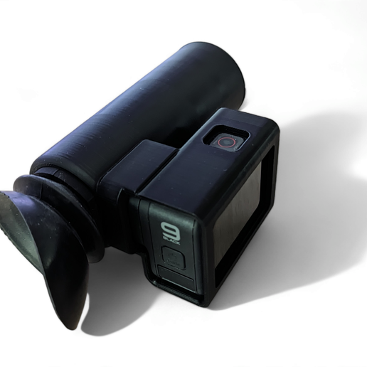 STL file Rifle Scope Side Gopro 9 10 11 Camera Adapter 📷 ・3D printable ...