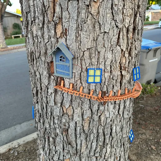 🧚 Fairy Tree Walkway・Free STL File for 3D printing・Cults