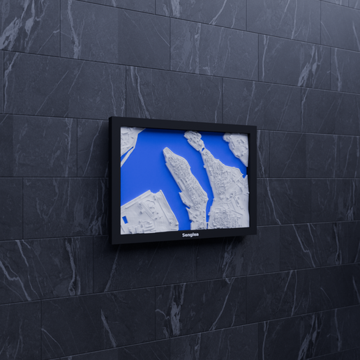 🇲🇹 Senglea, Malta - 3D Miniature・ STL File for 3D printing・Cults