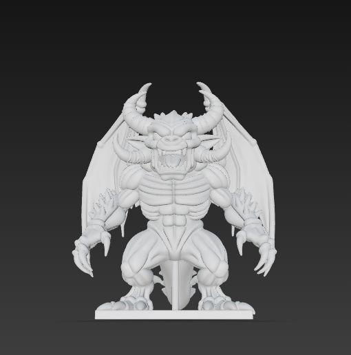 👹 Ruling Terror - Winged Demon Lord 3D Print Model・ STL File for 3D ...