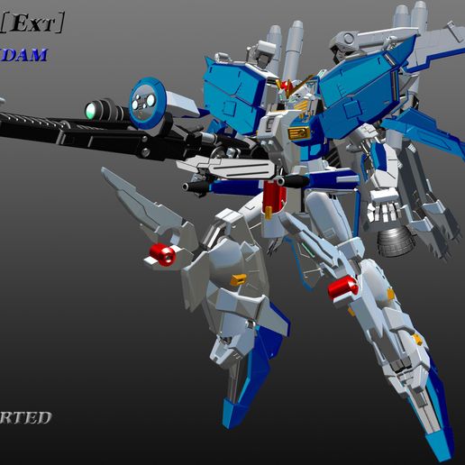 🤖 MSA-0011 [Ext] Ex-S Gundam [Artifact Scale]・ 3D File for ・Cults
