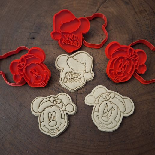 🎄 Disney Christmas Cookie Cutter Kit - Mickey, Minnie & Merry Christmas ...