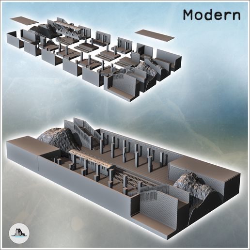 3D file Post-apocalypse scenery pack No. 1 - Cold Era Modern Warfare ...