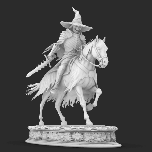 🗿 Apocalypse Horseman Statue STL – 3D Printable Four Horsemen Sculpture ...