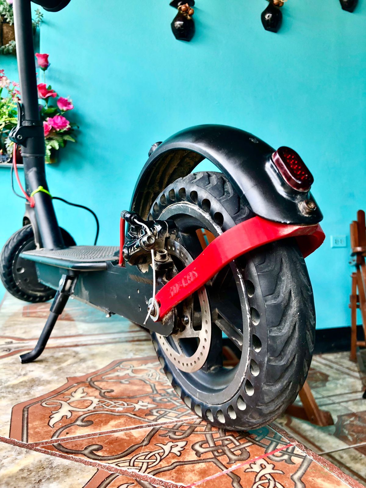 STL file Electric scooter mudguard bracket・3D printer model to download・Cults