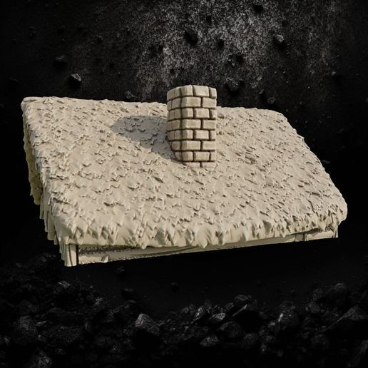 3D file Hearthwood Homestead Roof ♟ ・3D printer design to download・Cults