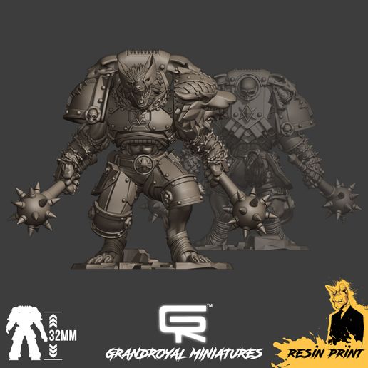 🛰 20 PCS SPACE WOLVES WEREWOLVES TROOPS POSE 1-20 MEGA PACK -1-・ 3D ...