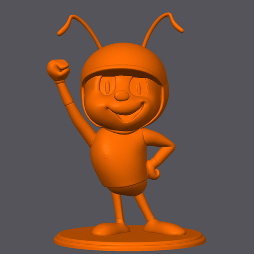 ⚛️ Atom Ant Classic Cartoon Hero Mini Figure・ STL File for 3D printing ...