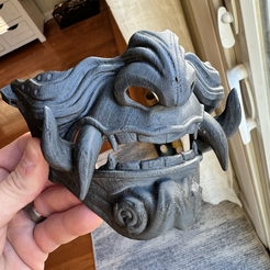 3D printing Samurai Mask • made with Satrun 3 ultra・Cults