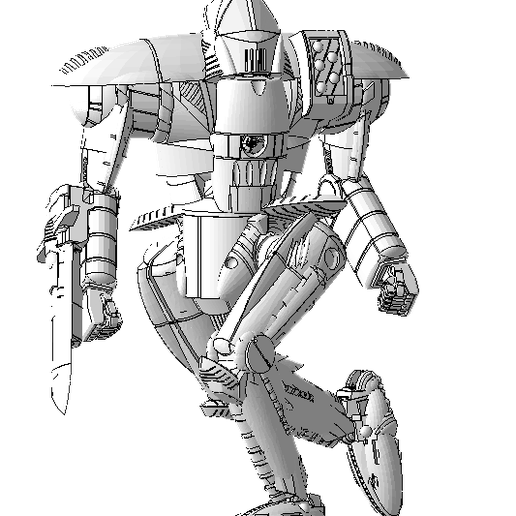 🗡️ American Mecha Sword of the King・Free STL File for 3D printing・Cults