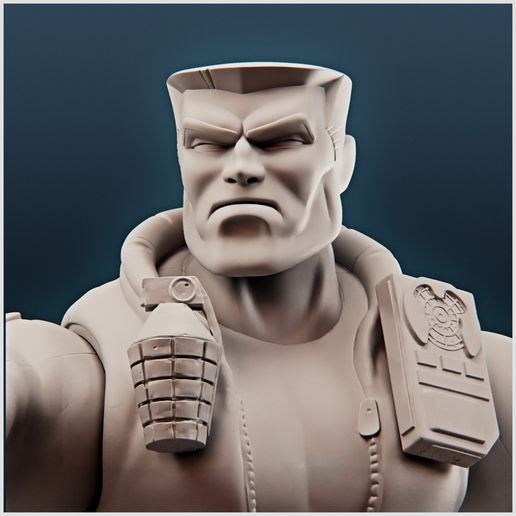 🤏 Small Soldiers - Major Chip Hazard - Platoon Leader - Replica statue ...