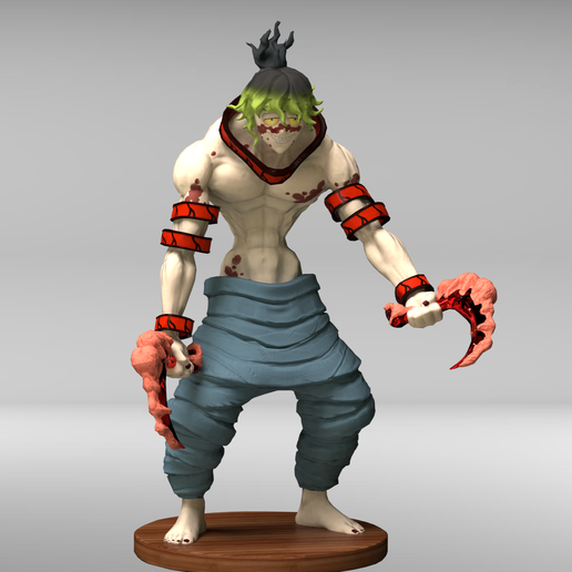 🗿 Gyutaro Kimetsu no Yaiba Demon Slayer・ STL File for 3D printing・Cults