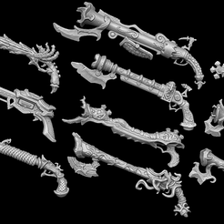 Fantasy muskets・11 3D Models & STL Files to Download・Cults