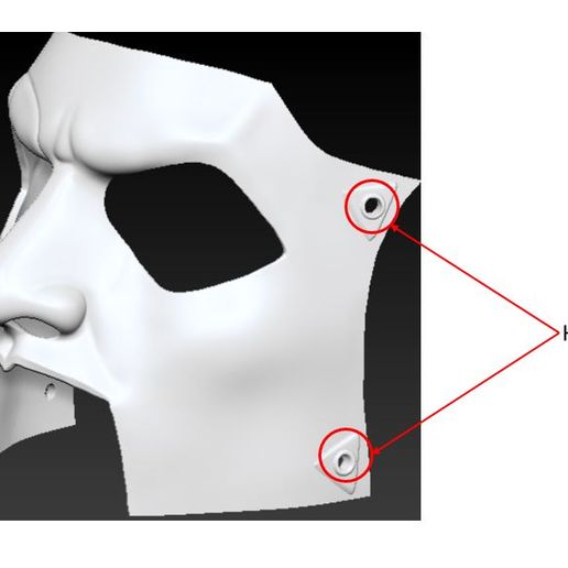 👺 3D Printable Slipknot JIM ROOT mask・ STL File for ・Cults