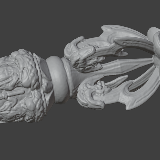 STL file Wind Bear Staff - Black Myth Wukong 🌬️ ・3D print object to ...