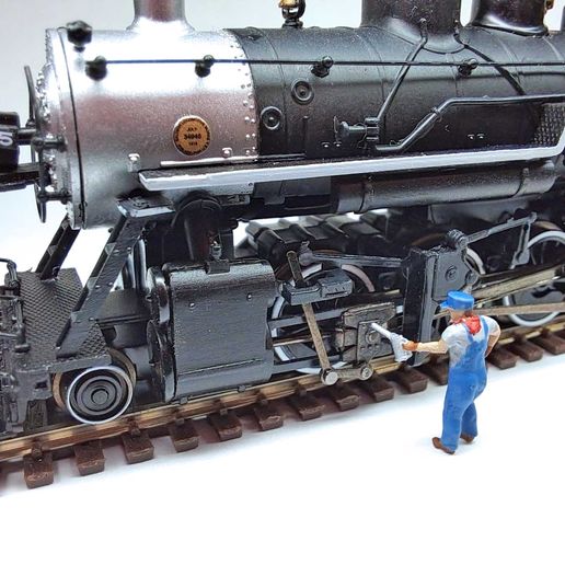 😤 N Scale Steam Era Engineer Figures・ STL File for 3D printing・Cults
