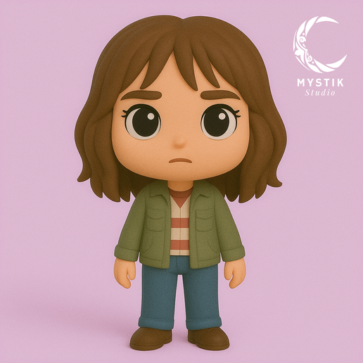 🐉 Joyce Byers Chibi Stranger Things – 3D Collectible Figure・ STL File ...