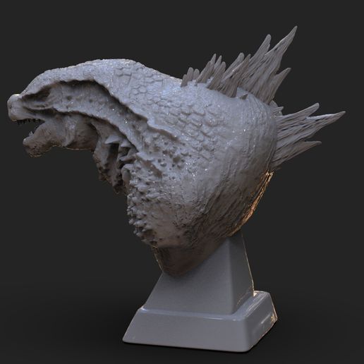 🗿 Godzilla・ STL File for ・Cults