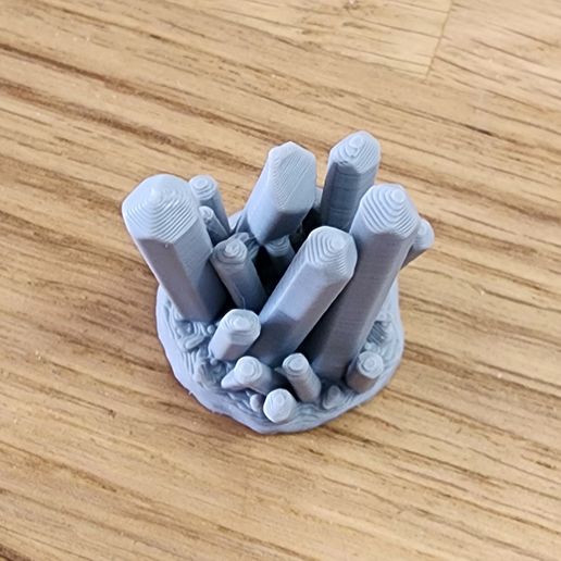 STL file Crystal Cluster 1 scatter terrain 🔮 ・3D printer design to ...