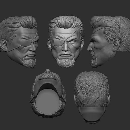 🤼 Slade Deathstroke - Headsculpt for Action Figures・ STL File for ・Cults