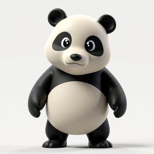 3D file Panda 🐼 ・3D printing template to download・Cults