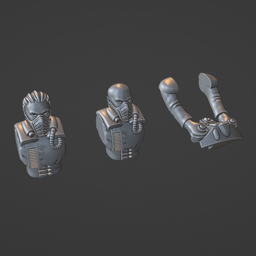 🛰 Space elf pilots・Free 3D File for 3D printing・Cults