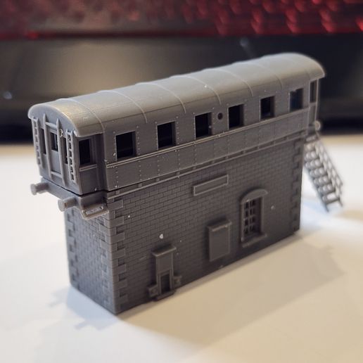 📦 Classic Switch Tower (HO-Scale, 1/87)・ 3D File for 3D printing・Cults