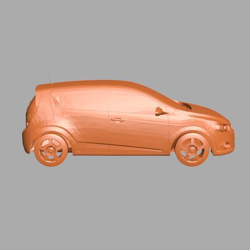 Archivo STL Chevrolet Sonic 2011 🚙 ・Design para impresora 3D para ...