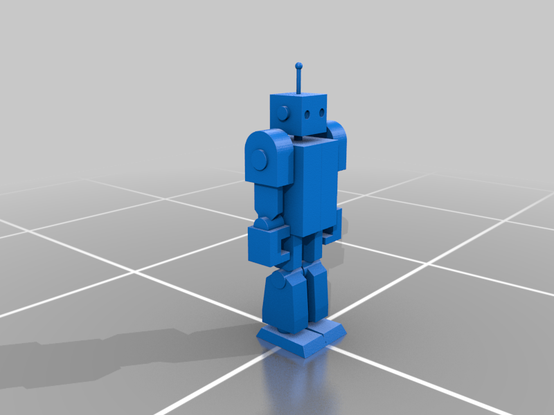 Free STL file Chip Robot - Pencil Holder・3D printer design to download ...