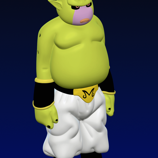 Archivo STL gratis Majin duu - Dragón ball Daima 🇯🇵 ・Modelo para ...