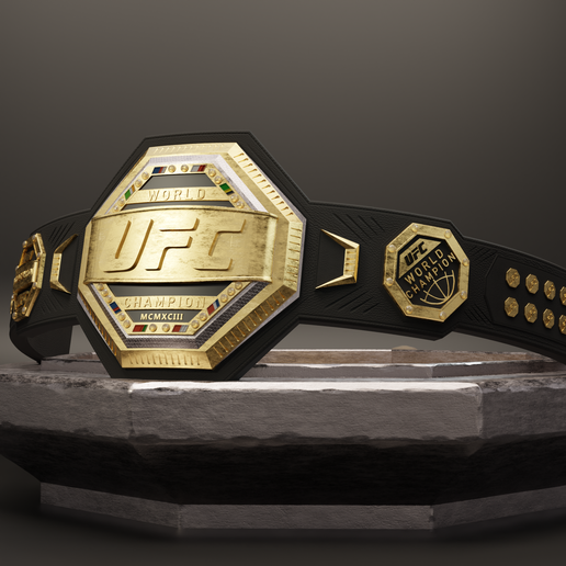 👾 UFC LEGACY CHAMPIONSHIP BELT・ 3D File for ・Cults