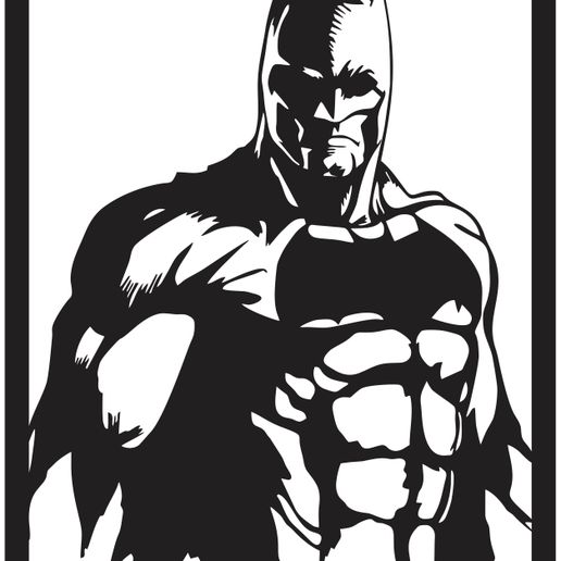 🎨 BATMAN WALL ART DECORATION - SUPERHEROES 3D PRINTING AND LASER ...